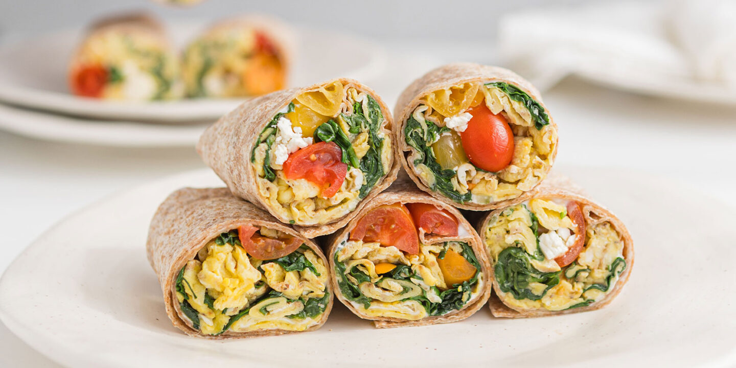 Greek-Style Snack Wrap - Eggs.ca