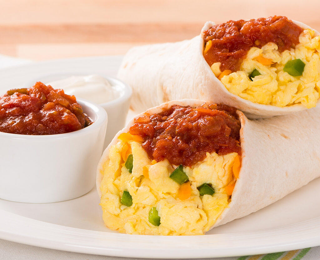 Egg and Bean Burrito - Eggs.ca