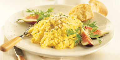 Creamy Egg Risotto - Eggs.ca