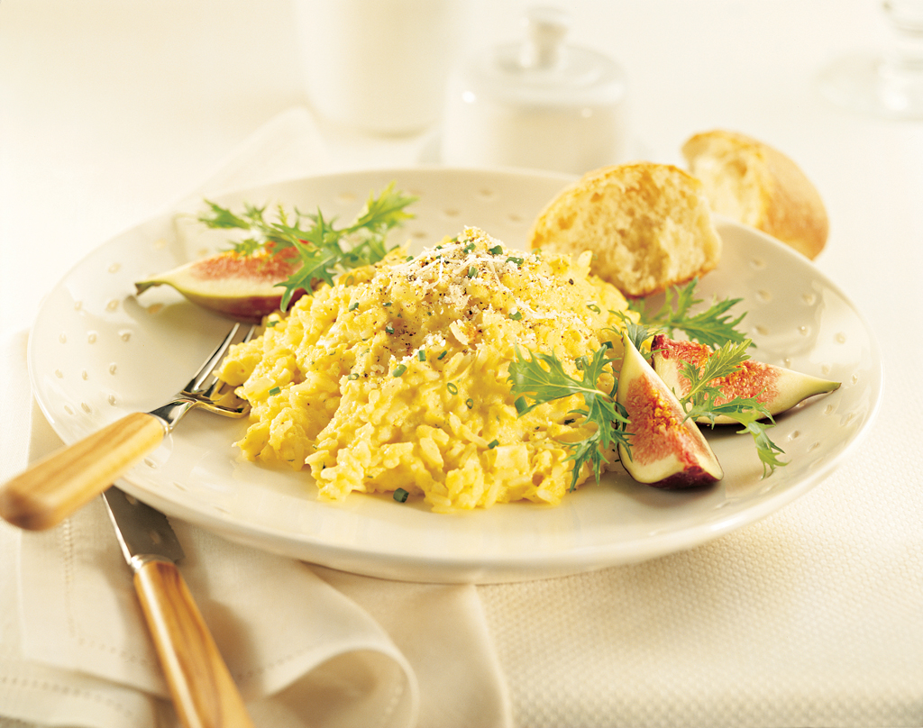 Creamy Egg Risotto - Eggs.ca