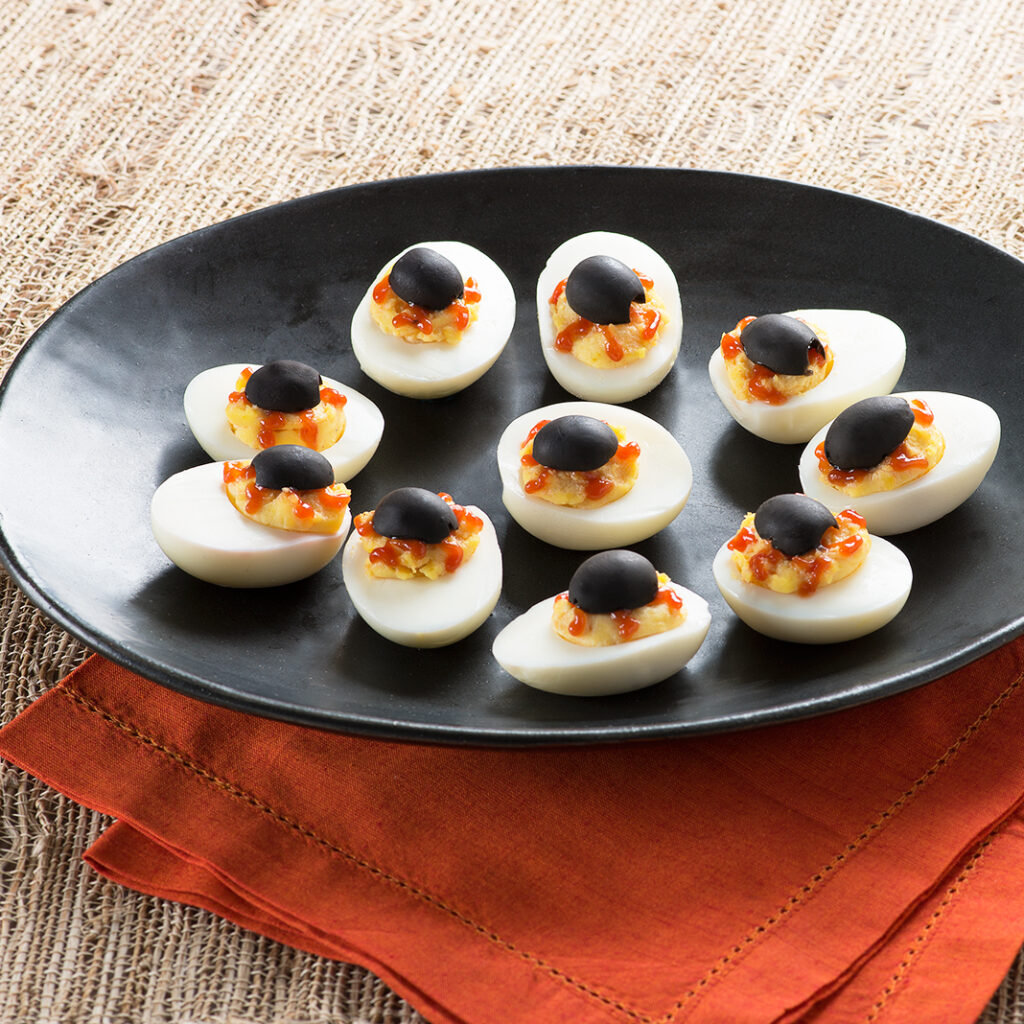 Devil Devilled Eggs - Eggs.ca