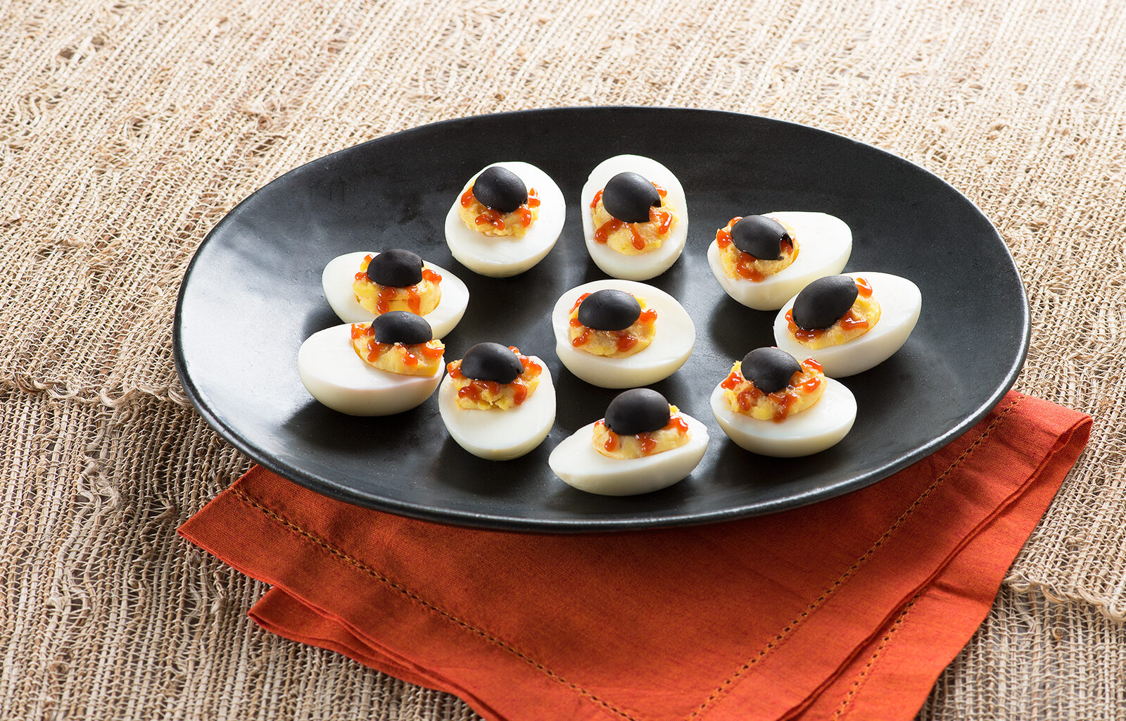 "Eye Of Newt" Devilled Eggs - Eggs.ca