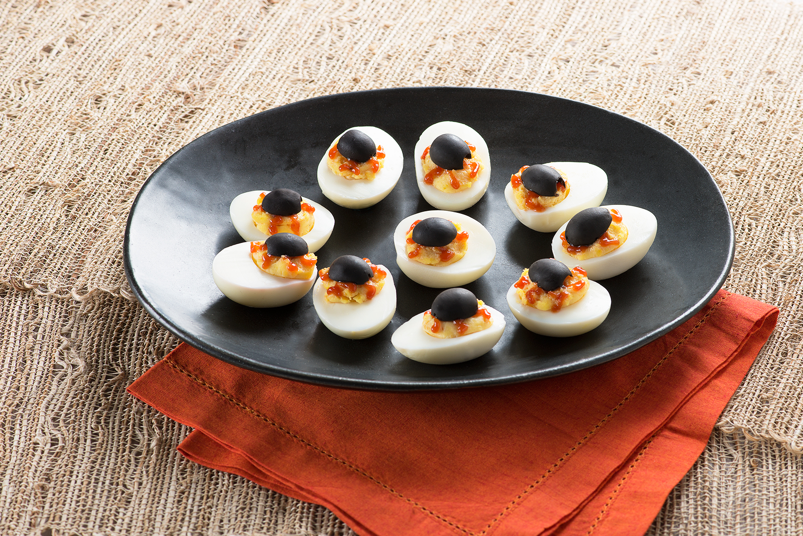 "Eye Of Newt" Devilled Eggs - Eggs.ca