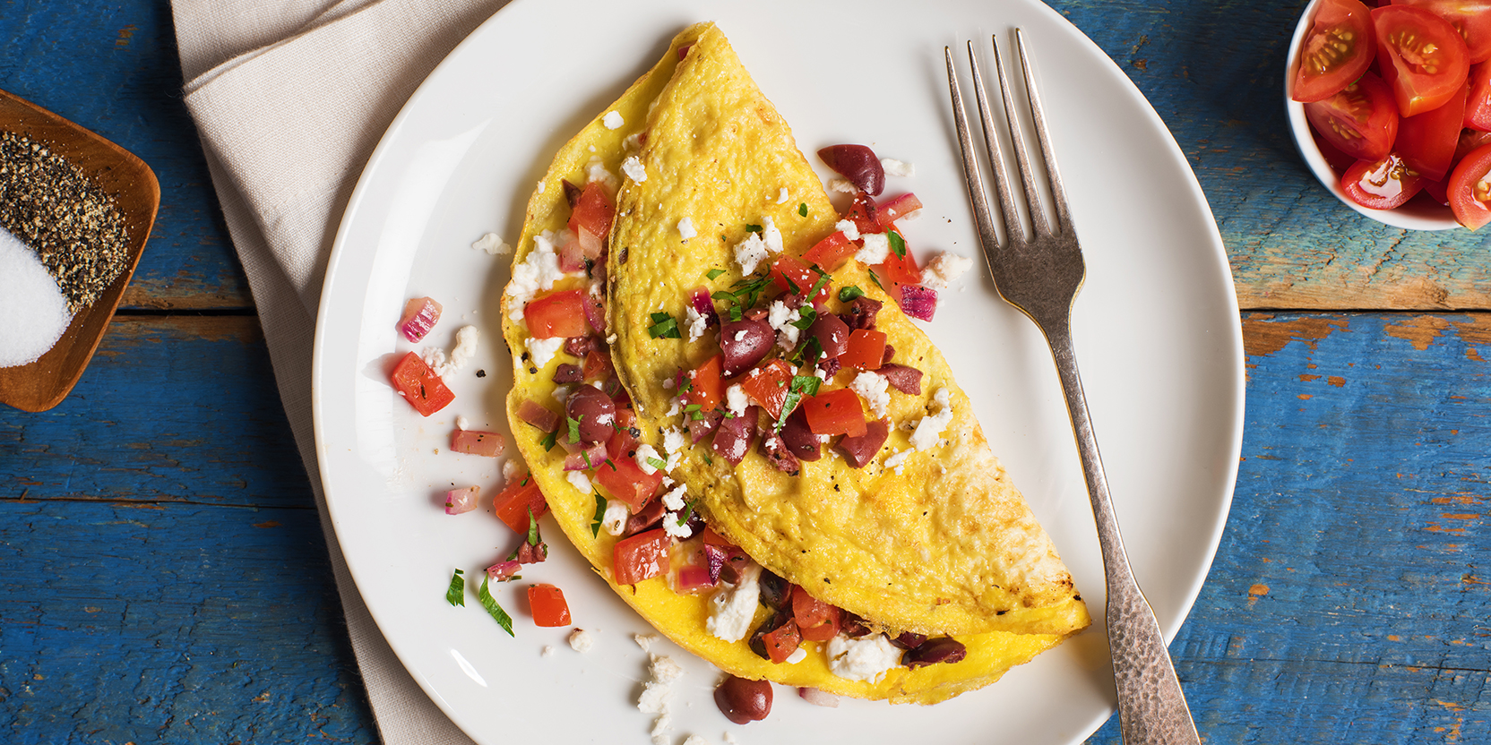 Greek Omelette Recipe Greek Omelette With Garlic Scapes, Tomato,