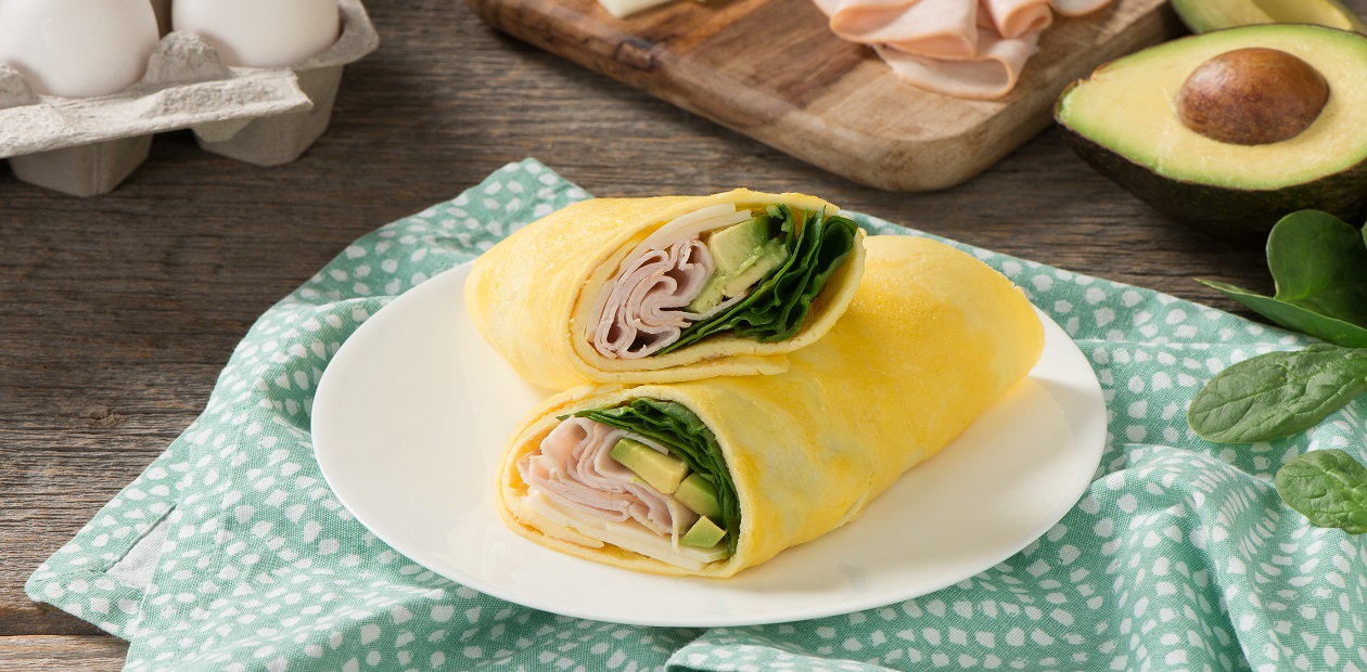Egg Wraps with Ham and Cheese - Eggs.ca