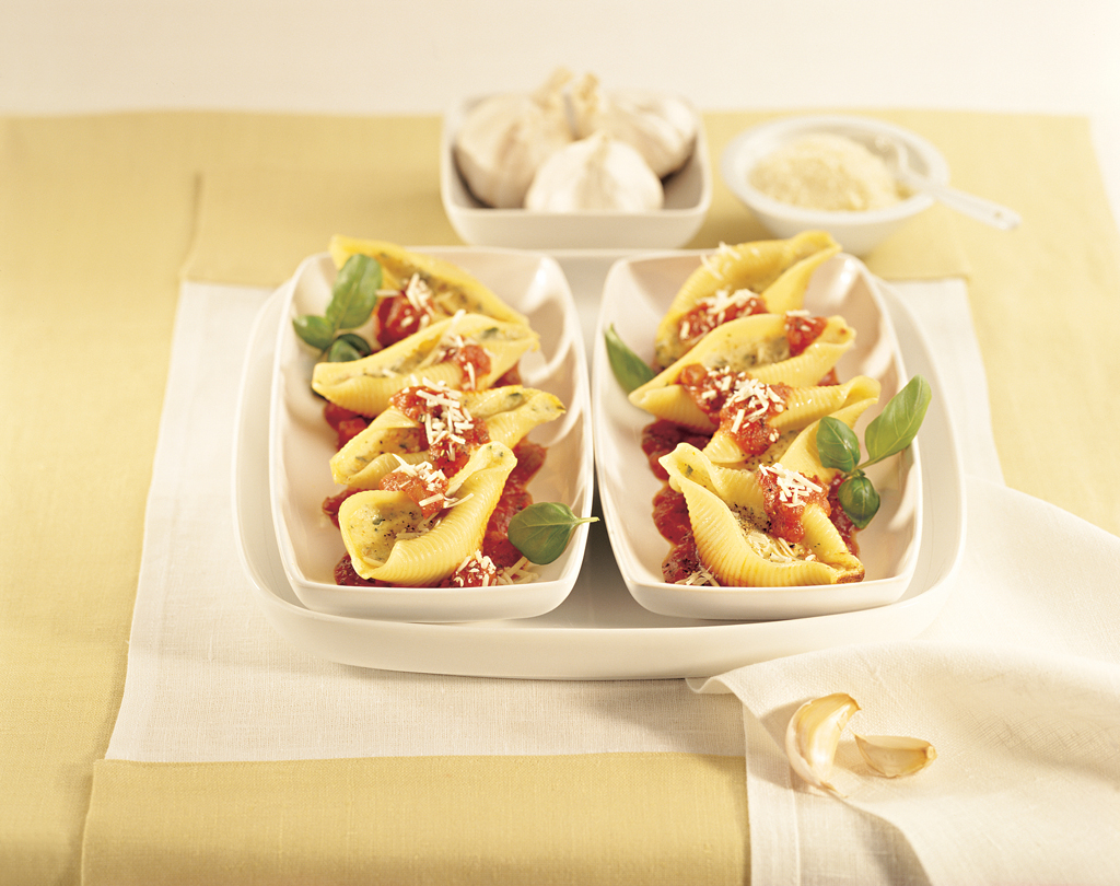 Stuffed Giant Pasta Shells - Eggs.ca