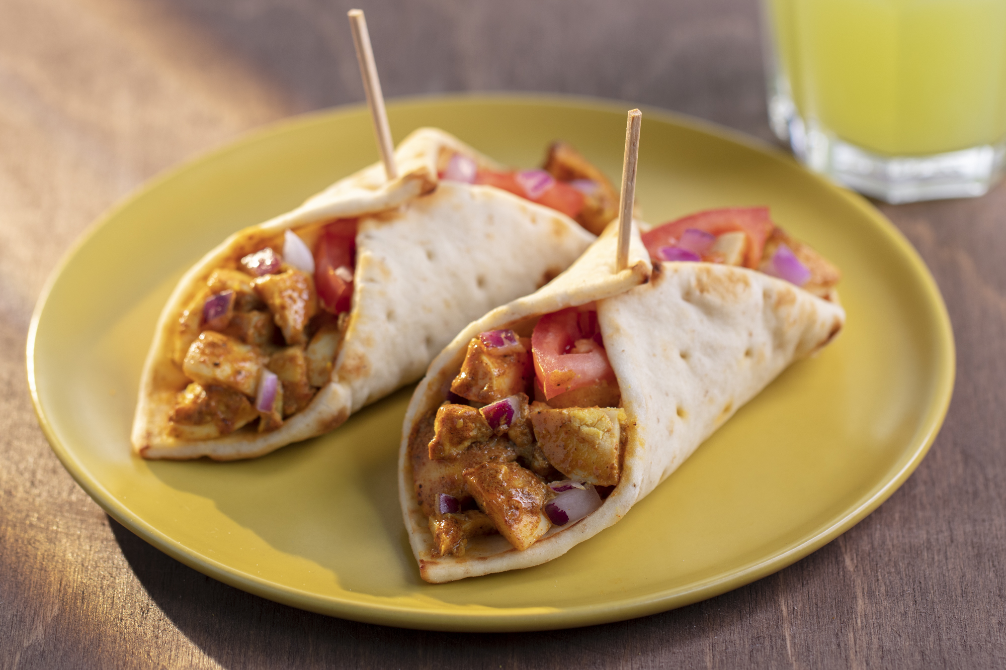 Tikka Egg Naan Wrap - Eggs.ca