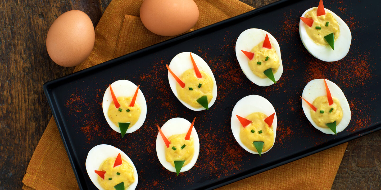 Devil Devilled Eggs - Eggs.ca